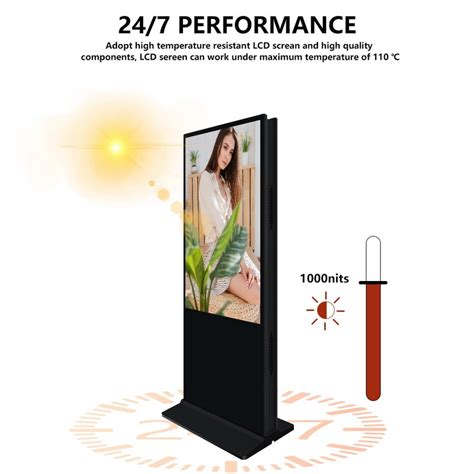 49 Double Sided Monitor Standalone Digital Signage Display