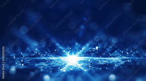 Cybersecurity Technology Concept Protecting Internet Connection Data Binary Code Polygons And