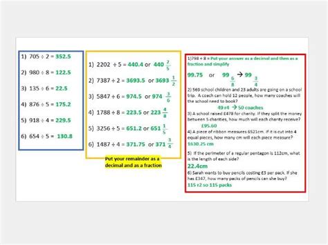 Division Year Teaching Resources