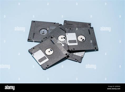 Retro Data Storage Floppy Disk Old Fashioned Retro Style Data Storages Floppy Disks Stock