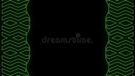 Abstract Geometric Design With A Black Background Stock Footage Video Of Modern Graphic