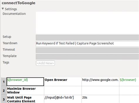 Robot Framework Web Test Helloworld