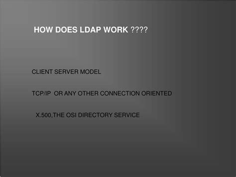PPT LDAP PowerPoint Presentation Free Download ID 4558958