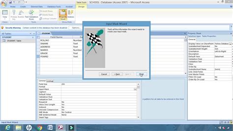 Ms Access Field Properties Youtube