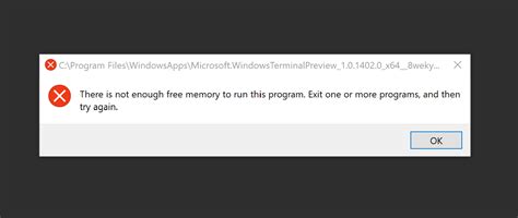 Not Enough Memory · Issue 28 · Microsoftdocsterminal · Github