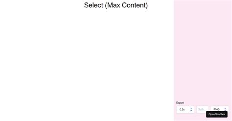React Tailwind Select Max Content Sidebar Forked Codesandbox