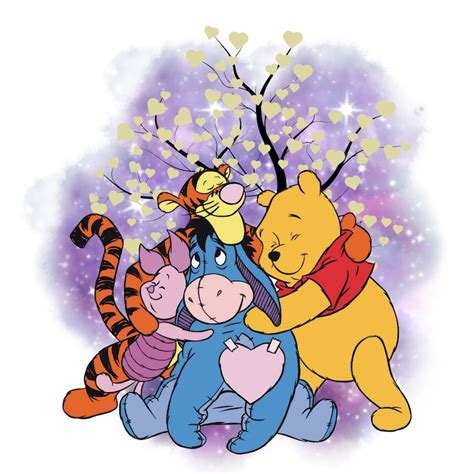 Winnie The Pooh Watercolour Background Winnie The Pooh Png Design