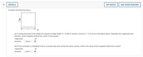 Solved Consider The Following Figure A A Conducting Loop Chegg