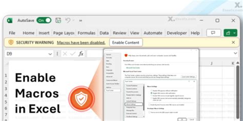 How To Enable Macros In Excel VBA Guide For Safe Automation Excelx Com