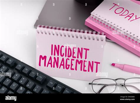 Writing Displaying Text Incident Management Word For Process To Return Service To Normal