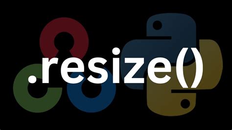 how to resize an image in python opencv youtube