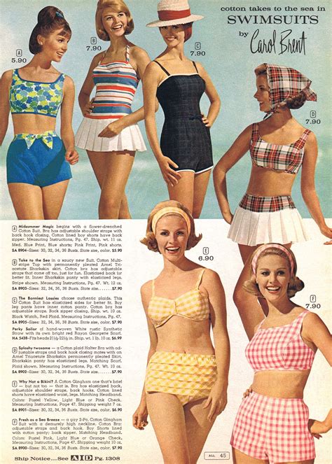 60s Swimwear Retro Swimwear Vintage Swimsuits Vintage Swimwear