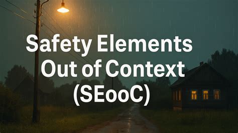 Autosar And Functional Safety Fusa Making Sense Of Safety Elements Out Of Context Seooc