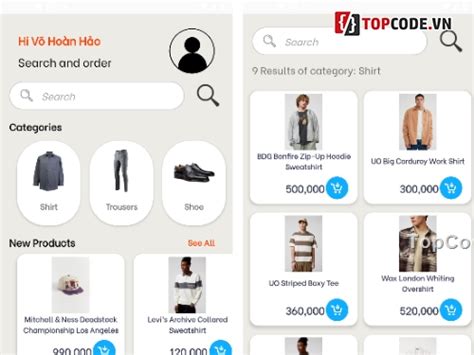 Code Android App Bán Quần áo Thời Trang Full Chức Năng Giao Diện đẹp Sử