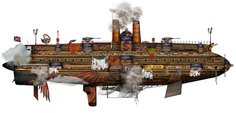 Medieval Fantasy Airship