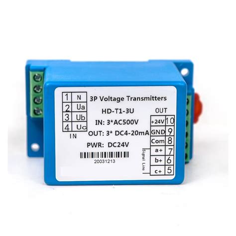 Ac Voltage Transducer Voltage Sensor Transmitter