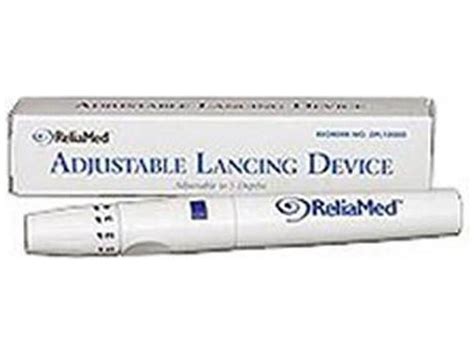 Cardinal Health Essentials Mini Lancing Device For Fingertip And Alternate Site Testing Part No