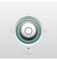 Joystick UI Button Design Royalty Free Vector Image