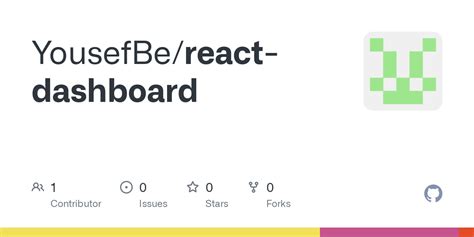 GitHub YousefBe React Dashboard