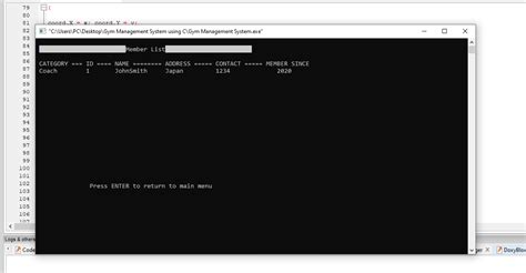 Gym Management System Using C With Free Source Code Sourcecodester