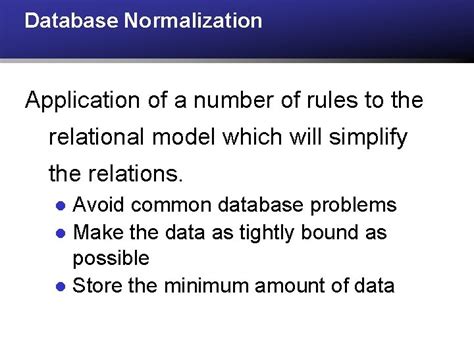 Intro To Mis Mgs 351 Relational Database Design