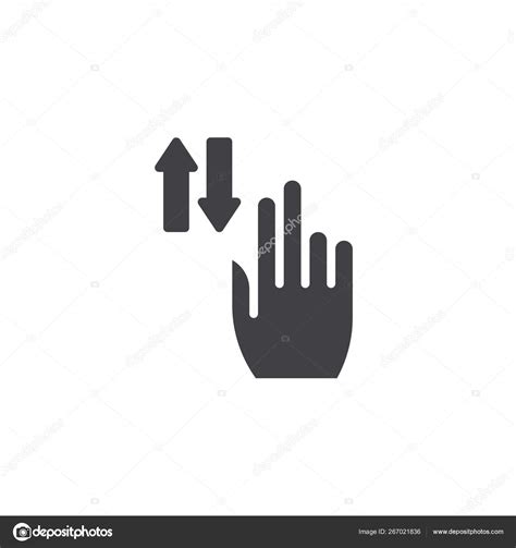 2x Vertical Scroll Vector Icon Stock Vector By ©avicons 267021836