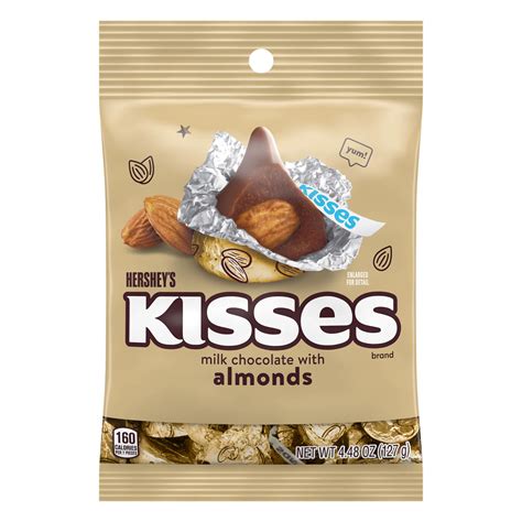 Hersheys Kisses Milk Chocolate With Almonds Candy Fig App