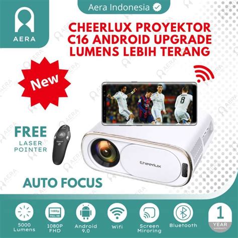 Promo Projector Cheerlux C Android Lumens Cheerlux C Android Proyektor Cheerlux