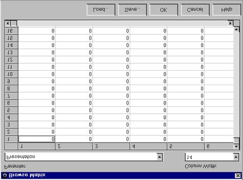 10 The Browse Matrix Dialog Box Download Scientific Diagram