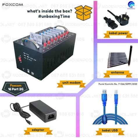 Jual Modem Foxcom 8 Port Pool 2g Support Semua Software Sms Dial Massal Shopee Indonesia