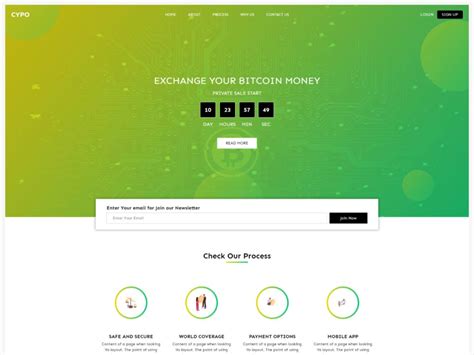10 Cryptocurrency Html Website Templates Free Download