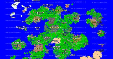 Extibian Tibia Map