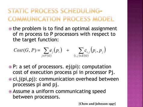 Ppt Static Process Scheduling Powerpoint Presentation Free Download Id2603309