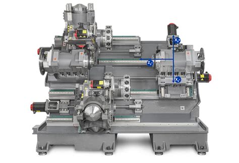Twin Spindle CNC Lathe Axis CNC TTL Series CMZ