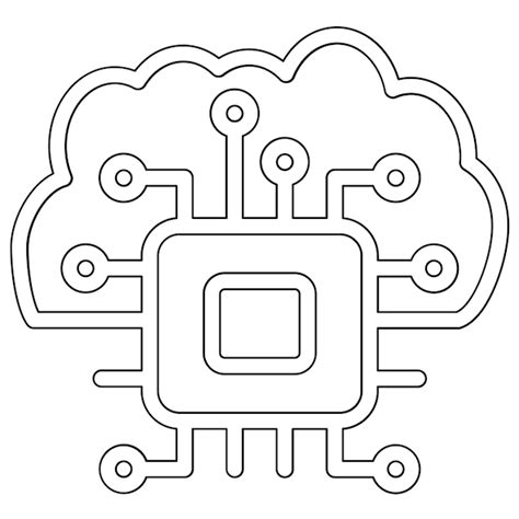 Premium Vector Cloud Based Architecture Vector Icon Illustration Of Data Analytics Iconset