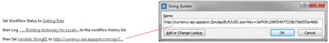 Workflow Useful Rest Calls Get Foreign Currency Codeless