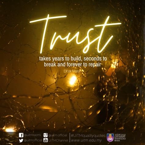 Trust Takes Years To Build Seconds To Break Quote