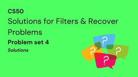 Solutions To Cs50 Problem Set 4 Filter And Recover Problems 2022 Slviki Org