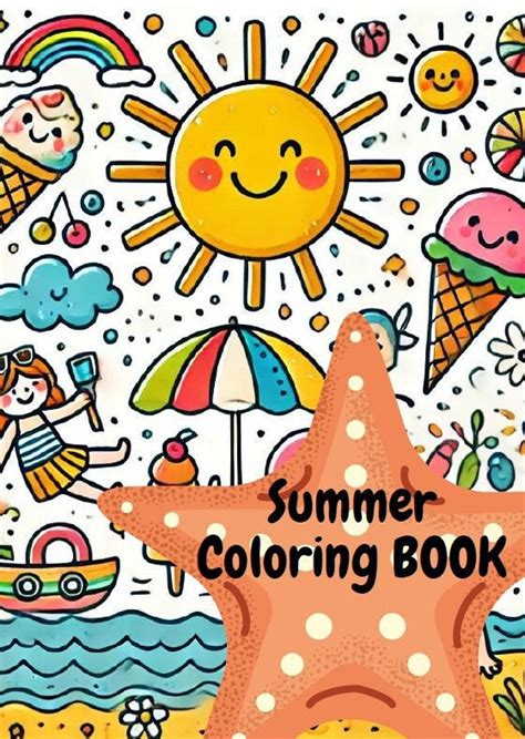 Summer Coloring Book Cover