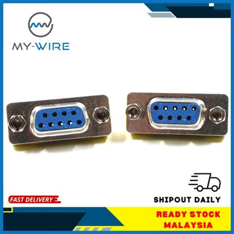 DB9 Null Modem Adapter RS232 Female To Female Gender Changer Coupler Connector Lazada