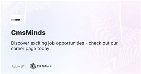 Cmsminds Career Page Jobs