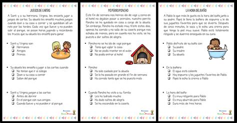 Nuevas Lecturas Cortas Con Preguntas Actividades De Infantil Y Primaria
