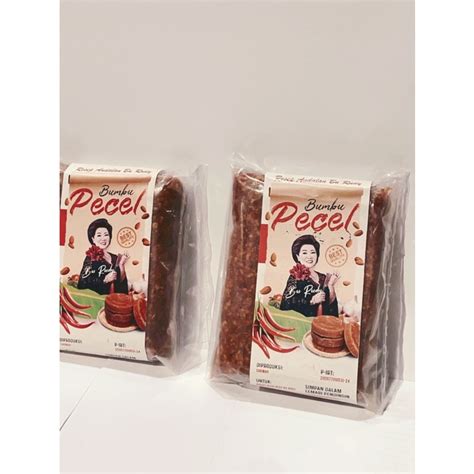 Jual Bumbu Pecel Bu Rudy Kemasan 200 Gr Shopee Indonesia