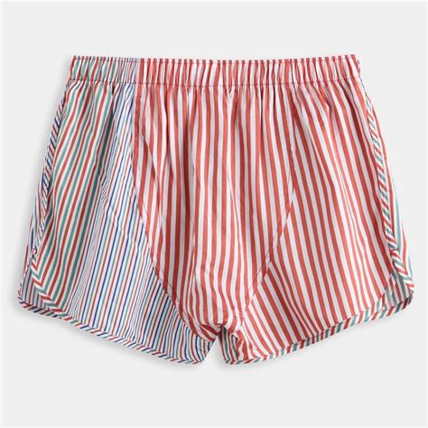 Mens Designer Striped Loose Boxer Shorts Aa Sourcing Ltd