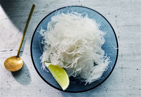 Persian Faloodeh Lime And Rosewater Granita With Noodles Recipe