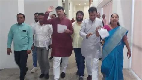 Gujarat Opposition Congress Stages Walkout From Assembly Over Fake