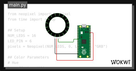 Individual Neopixels Breathing Wokwi Esp32 Stm32 Arduino Simulator