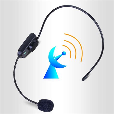 Radio Fm Wireless Microphone Headset For Loudspeak Grandado