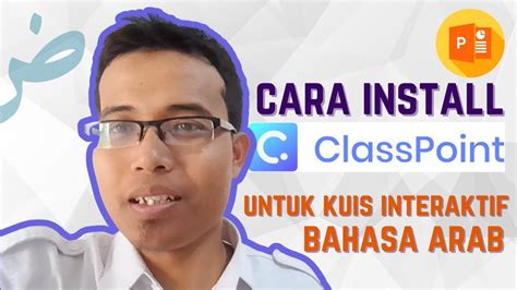 cara mudah install classpoint kuis interaktif di powerpoint youtube
