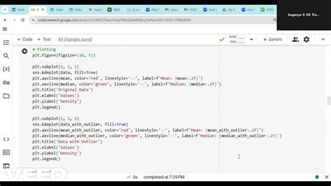 Explaining Visualization Coding For Distribution Of Central Tendencies Suganya M